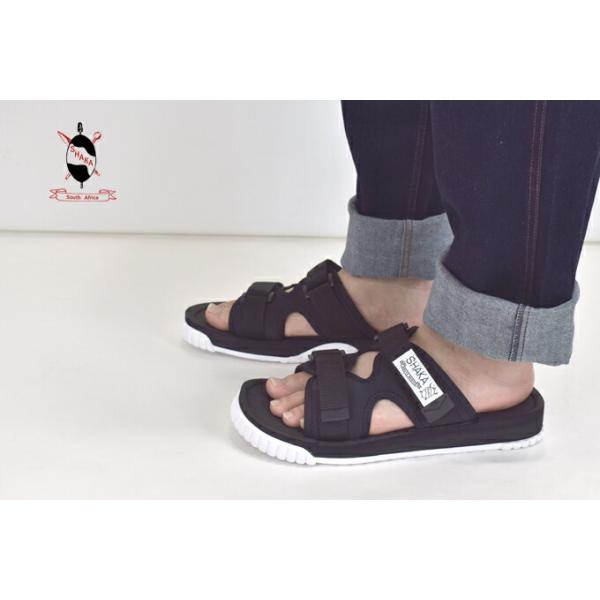 Shaka/シャカからChill Outのご紹介です！ 定番人気モデルCHILL OUTはスライドタイプのサンダルです。バタフライ形状のアッパーはネオプレン素材を配し、フィッティング、履き心地共に抜群です。シンプルなデザインなので、カジュア...