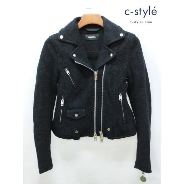 【ブランド】DIESEL【カラー】ブラック【表示サイズ】S【実寸サイズ】肩幅:約40cm 身幅:約45cm 着丈:約46cm 袖丈:約63cm★☆★☆★☆★☆★☆★☆★☆★☆★☆★☆多少の使用感はあるものの、比較的状態の良いお品物です。多少...