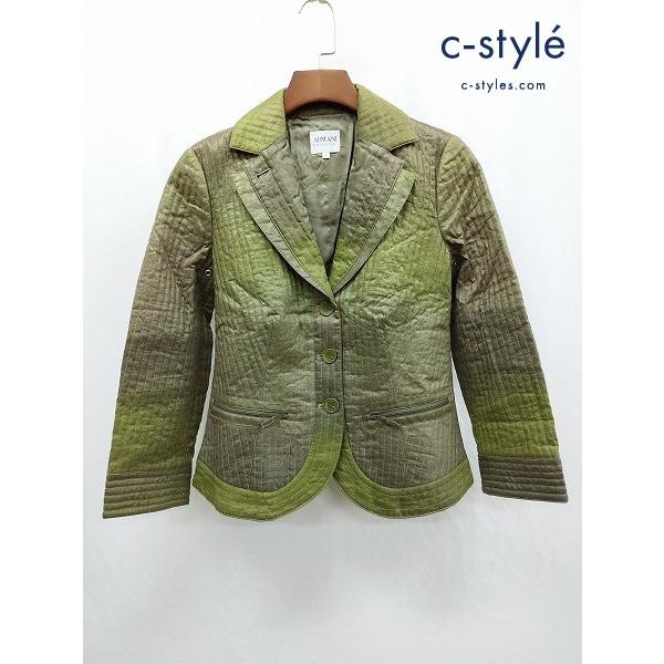 【ブランド】ARMANI COLLEZIONI【カラー】グリーン系【表示サイズ】42【実寸サイズ】肩幅:約39cm 身幅:約46cm 着丈:約56.5cm 袖丈:約54.5cm★☆★☆★☆★☆★☆★☆★☆★☆★☆★☆多少の使用感はあるものの...
