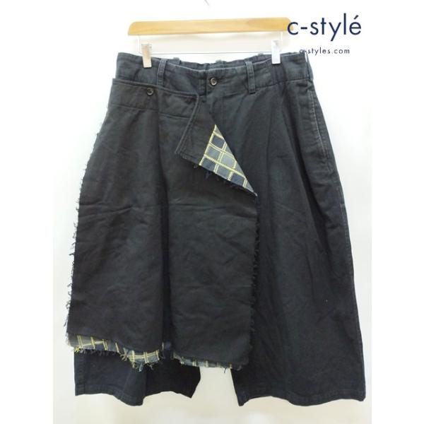 【ブランド】S'YTE × KUON【カラー】ブラック【表示サイズ】3【実寸サイズ】ウエスト:約74cm 股上:約37cm 股下:約48cm 腿幅:約37cm 裾幅:約34.5cm★☆★☆★☆★☆★☆★☆★☆★☆★☆★☆ある程度の使用感やダ...