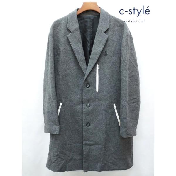 【ブランド】PUNK DRUNKERS【カラー】グレー【表示サイズ】M【実寸サイズ】肩幅:約54cm 身幅:約60.5cm 着丈:約95cm 袖丈:約61.5cm★☆★☆★☆★☆★☆★☆★☆★☆★☆★☆多少の使用感はあるものの、比較的状態の...