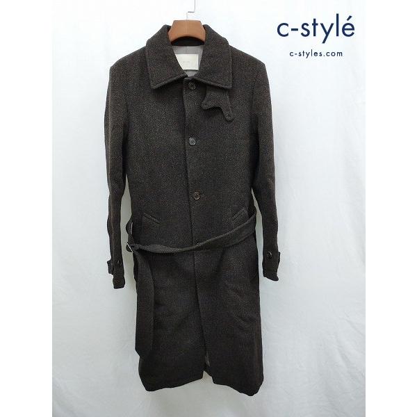 【ブランド】merph【カラー】ブラウン系【表示サイズ】3【実寸サイズ】肩幅:約44cm 身幅:約53cm 着丈:約107cm 袖丈:約67.5cm★☆★☆★☆★☆★☆★☆★☆★☆★☆★☆多少の使用感はあるものの、比較的状態の良いお品物です...