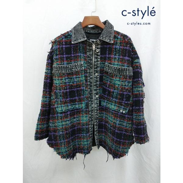 【ブランド】DIESEL【カラー】マルチカラー【表示サイズ】S【実寸サイズ】肩幅:約61cm 身幅:約66cm 着丈:約77cm 袖丈:約48.5cm★☆★☆★☆★☆★☆★☆★☆★☆★☆★☆多少の使用感はあるものの、比較的状態の良いお品物で...