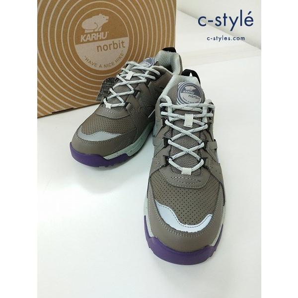 【ブランド】KARHU × norbit【カラー】グレー系【表示サイズ】27.2cm【実寸サイズ】アウトソール全長:約31cm アウトソール全幅:約11cm 高さ:約10.5cm★☆★☆★☆★☆★☆★☆★☆★☆★☆★☆使用された形跡のないお...