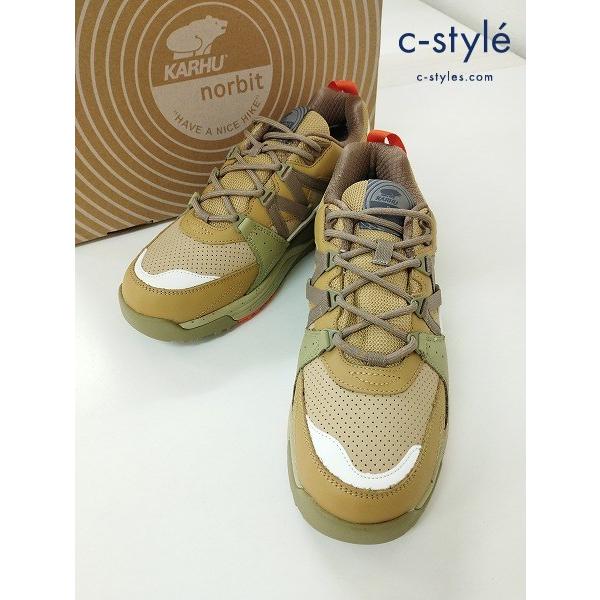 【ブランド】KARHU × norbit【カラー】ベージュ系【表示サイズ】26.8cm【実寸サイズ】アウトソール全長:約30cm アウトソール全幅:約11cm 高さ:約11cm★☆★☆★☆★☆★☆★☆★☆★☆★☆★☆使用された形跡のないお品...