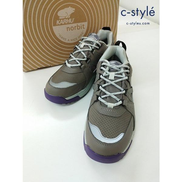 【ブランド】KARHU × norbit【カラー】グレー系【表示サイズ】26.8cm【実寸サイズ】アウトソール全長:約31cm アウトソール全幅:約11cm 高さ:約11cm★☆★☆★☆★☆★☆★☆★☆★☆★☆★☆使用された形跡のないお品物...