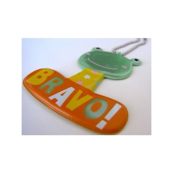 【発売日：2016年05月14日】バンビーニール　リフレクター　カエル　本体 65x75mm ポリ塩化ビニール