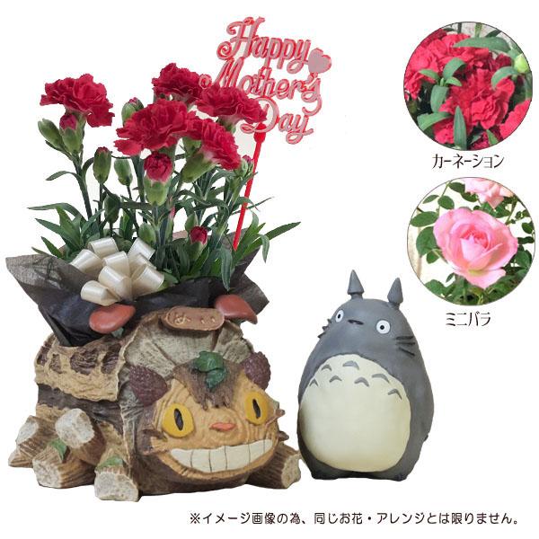 【発売日：2026年04月28日】プランターカバーに「生花(3〜3.5号の苗)」をセットし、母の日アレンジをしてお届け♪お花は「ミニバラ」又は「カーネーション」からお選び下さい。色のご指定は頂けません。母の日アレンジでのお届けいたします。（...