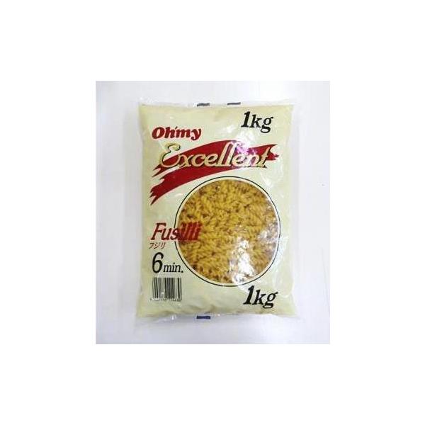 マカロニ ショートパスタ エクセレント フジリ 1kg 日本製粉 オーマイ ニップン ねじれた形ねじれた形をしたショートパスタです。名称　　　マカロニ原材料名　デュラム小麦のセモリナ内容量　　1kg賞味期限　商品に記載(製造日より1080日...