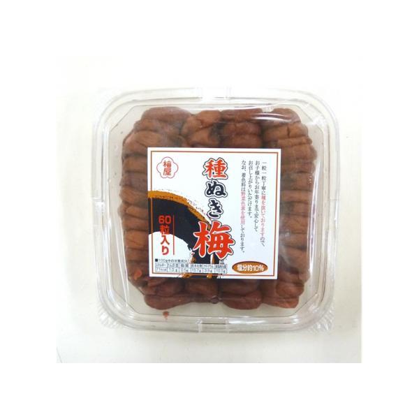梅屋 種ぬき梅干 450g 60粒入 種ぬき梅干 紫蘇を使い昔ながらの製法でつくりました 一粒一粒丁寧に種を抜いております お子様からお年寄りまで安心紫蘇を使い昔ながらの製法でつくりました。一粒一粒丁寧に種を抜いておりますので、お子様からお...