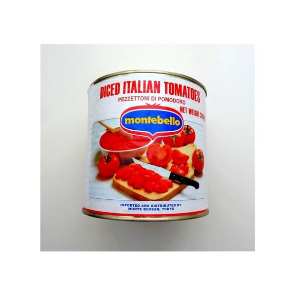 イタリアの太陽の恵みをたっぷりと受けた完熟トマトを、使いやすいようにダイス(さいころ)状にカットしました。ホールトマトより短い調理時間で済み、サラダの彩りやピザのトッピングなど果肉の状態を少し残したい料理にも最適です。品名　　　皮むきトマト...