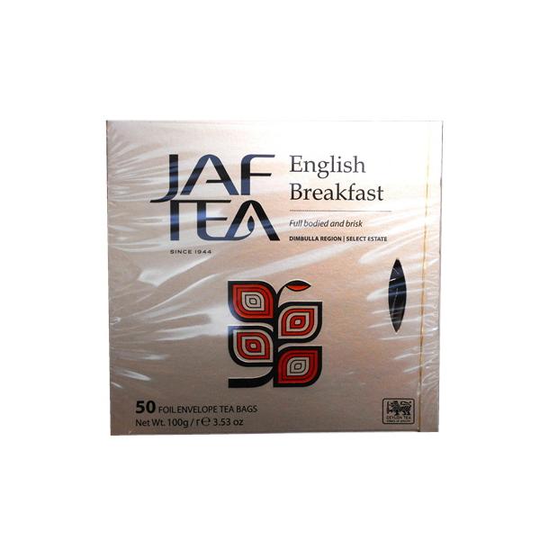 JAFTEA イングリッシュブレックファスト 2g×50 ジャフティー イングリッシュ ブレックファスト 紅茶 こうちゃ ミルクと合わせてティーテイスターによってほどよく配合されたコクと力強い風味を持つ茶葉が ミルクと合わせることで深みを増...
