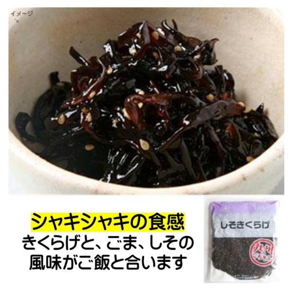 佃煮 しそきくらげ 500g きくらげ スライス しそ風味 コリコリ食感 イケショク つくだに イケダ食品シャキシャキの食感がたまんないスライスしたきくらげにしそ風味の味付をした佃煮です。ごまも使用しておりますので、きくらげの食感と、ごま、...