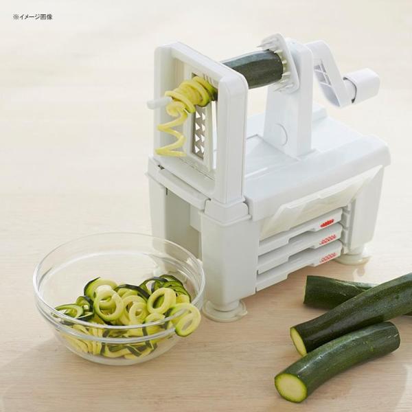 スパイラライザー ブレード4種 ベジタブル スライサー セット 野菜 パスタメーカー スパゲッティ くるくる パデルノ Paderno Spiralizer 4-Blade