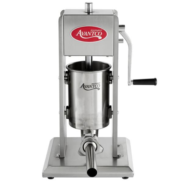 ソーセージスタッファー ステンレス 縦型 4サイズ 詰める Avantco Stainless Steel Vertical Manual Sausage Stuffer with 1/2", 3/4", 1 1/4", and 1 1/2...
