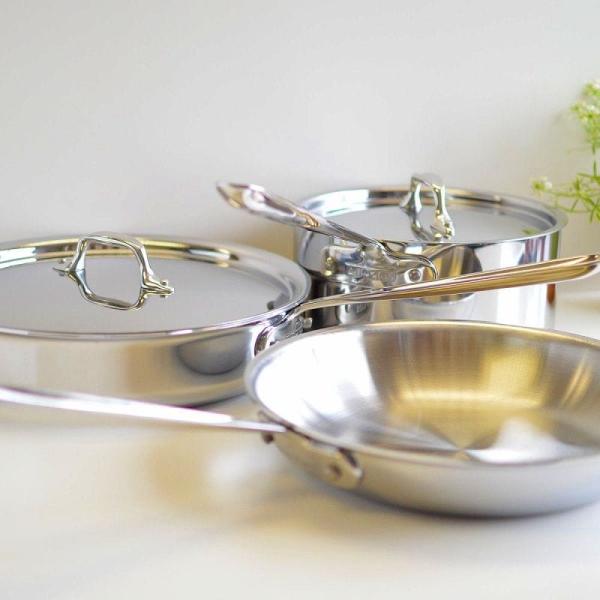 オールクラッド フライパン 鍋 5点セット ステンレス All-Clad Stainless Steel 5-Piece Set 401599