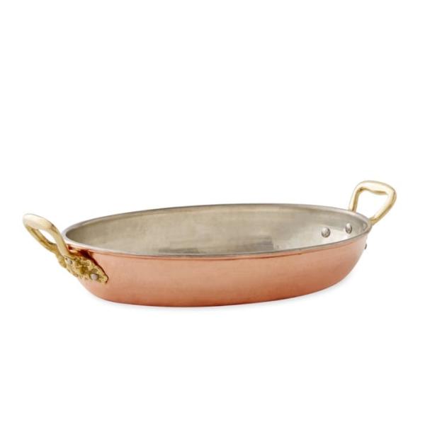 ウィリアムズソノマ 銅製 グラタンパン 35cm Williams-Sonoma Ruffoni Historia Copper Gratin Pan with Acorn Handles