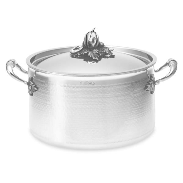 ウイリアムズ・ソノマ イタリア ルフォーニ ステンレス製 ストックポット 両手鍋 7.5L Williams-sonoma Ruffoni Opus Prima Hammered Stainless-Steel Stock Pot