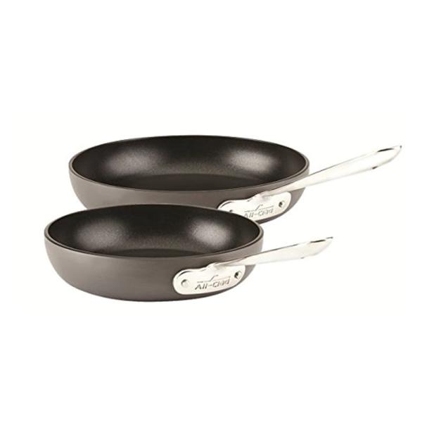 オールクラッド フライパン 20cm 25cm セット IH対応 PFOAフリー All-Clad Nonstick Frying Pans Hard Anodized