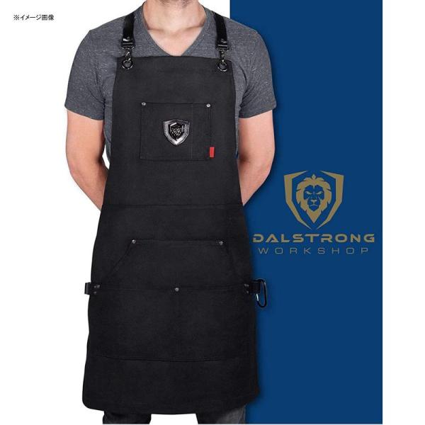 プロフェッショナル キッチンエプロン 撥水 帆布 キャンバス Dalstrong Professional Chef's Kitchen Apron - Heavy Duty Waxed Canvas