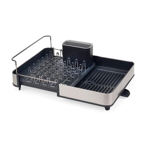 水切り ディッシュラック ステンレス キッチン 台所 スライド拡張 サイズ変更 Joseph Joseph Expandable Steel Dish Rack