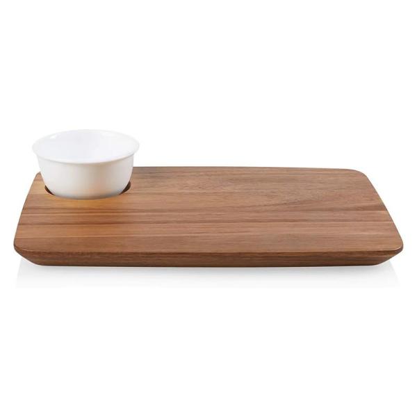 コレール 木製 チーズボード ボウル サービングセット パーティ Corelle Coordinates Cheese Board with Bowl Serving Set, White 1139216