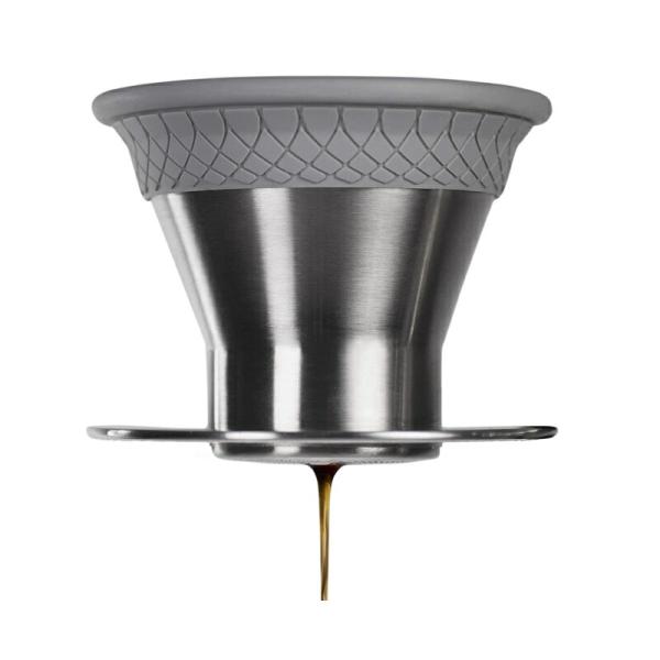 エスプロ ブルーム ドリップ ドリッパー コーヒ ESPRO BLOOM Pour Over Coffee Brewer - Brushed Stainless Steel