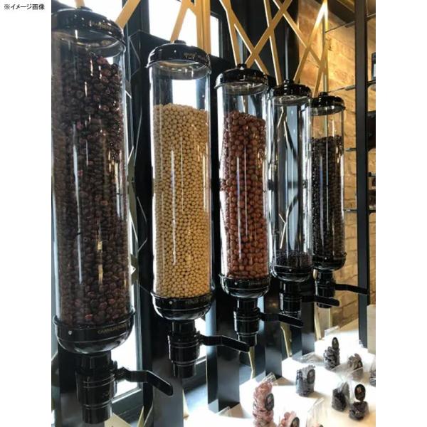 フードディスペンサー ブラック 壁掛け アクリル 直径16cm アメリカ製 サイズ３種類 Java Hill Dispenser Glossy Black or Matte Black Powder Coat