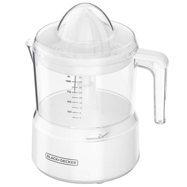 ブラック・アンド・デッカー シトラスジューサー 1L BLACK+DECKER 32oz Citrus Juicer, White, CJ650W