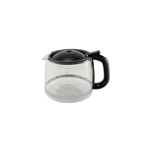 クラップス エスプレッソ・コーヒーメーカー XP1500用コーヒーカラフェ KRUPS XS1500 10-Cup Glass Carafe for KRUPS Combi Machines, Black
