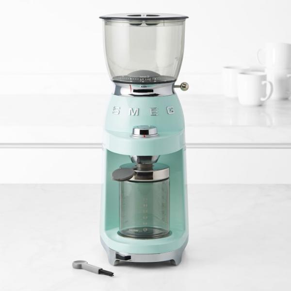 コーヒーグラインダー 電動 ミル 豆挽き スメッグ Smeg Coffee Grinder CGF01 家電
