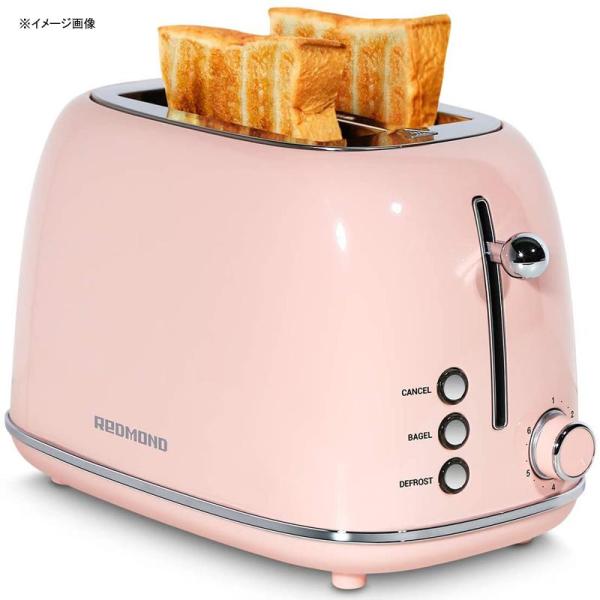 トースター 2枚焼 ステンレス レトロ REDMOND 2 Slice Toaster Retro Stainless Steel Toaster with Bagel, Cancel, Defrost Function and 6 Bre...