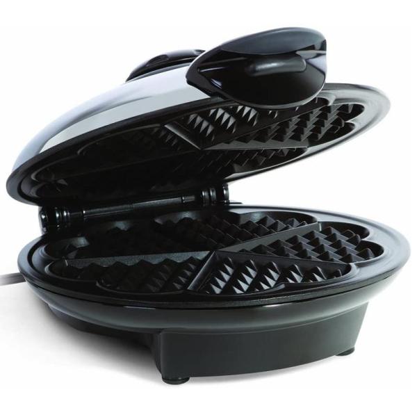 家庭用 ハート型 ワッフルメーカー PTFE PFOAフリー Euro Cuisine WM520 Eco Friendly Heart Shaped Waffle Maker - PTFE and PFOA Free Non Stick ...