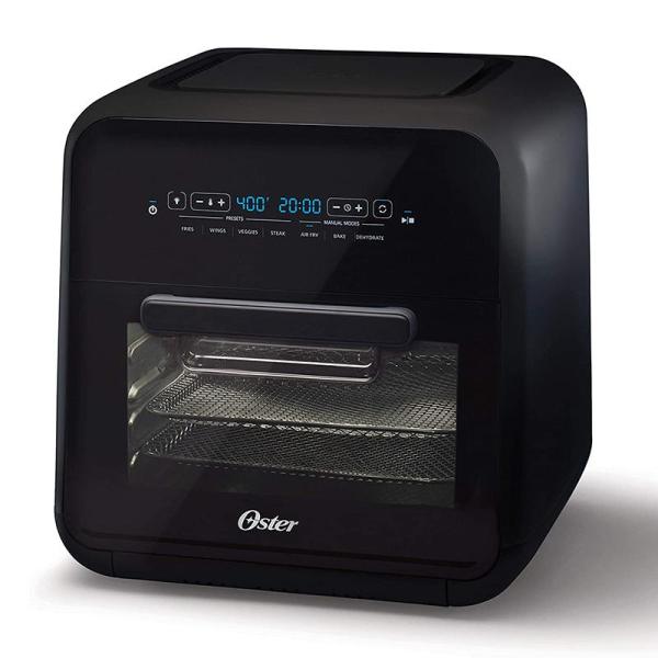 ノンフライヤー オーブン 食品乾燥機 マルチクッカー ブラック オスター Oster 2086062 Air Fryer Oven &amp; Multi-Cooker, Black 家電