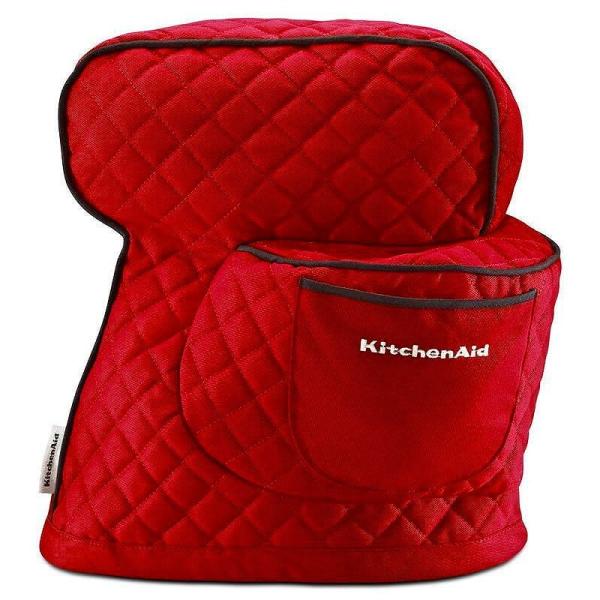 キッチンエイド チルトヘッドタイプ 4.5qt 5qt スタンドミキサー用 カバー エンパイアレッド KitchenAid KSMCT1ER Fitted Stand Mixer Cover, Empire Red