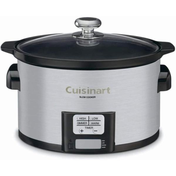 クイジナート スロークッカー Cuisinart PSC-350 3-1/2-Quart Programmable Slow Cooker 家電【日本語説明書付】