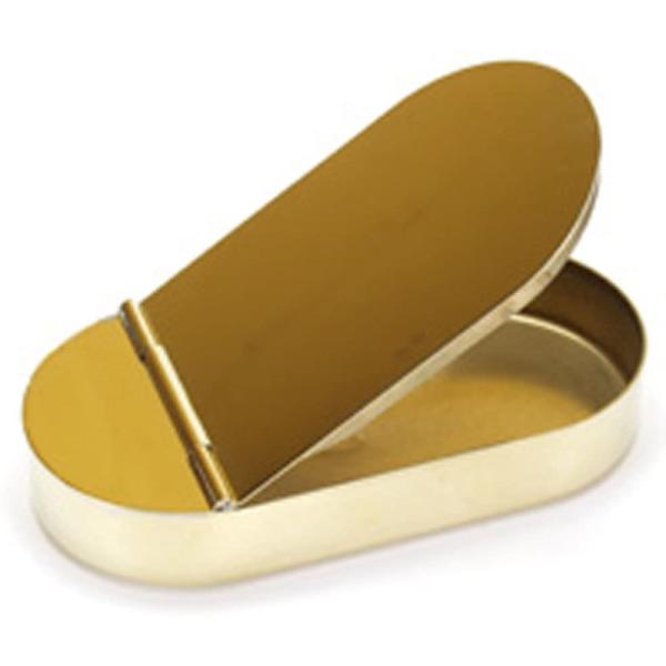 小物入れ 楕円 12.7cm 丈夫 小さいケース Track of the Wolf Tinder Box,1790 style, 2" wide by 4" long