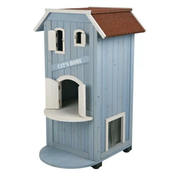 キャットハウス ネコのおうち 高さ94cm 猫 家 小屋 3段 おしゃれ かわいい Archie &amp; Oscar Felecia 3 Story Cat House AOSC1616