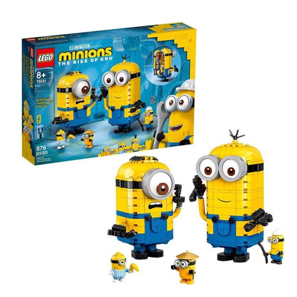 レゴ ミニオンと秘密基地 75551 LEGO Minions: Brick-Built Minions and Their Lair (75551) Building Kit for Kids, Great Birthday Presen...