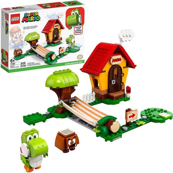 レゴ スーパーマリオ ヨッシー と マリオハウス LEGO Super Mario Mario’s House &amp; Yoshi Expansion Set 71367 Building Kit, Collectible Toy to...