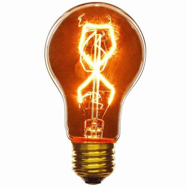 サンライト 60ワット 白熱灯 カーボンフィラメント アンティークスタイル A19 電球 Sunlite 60A19/CF Incandescent 60-Watt, Medium Based, Carbon Filament Antiqu...