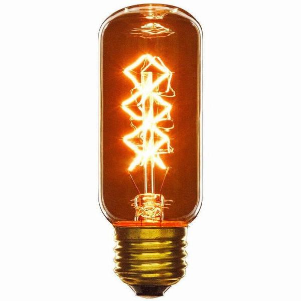 サンライト 40ワット 白熱灯 カーボンフィラメント アンティークスタイル T12 電球 Sunlite 40T12/CF Incandescent 40-Watt, Medium Based, Carbon Filament Antiqu...