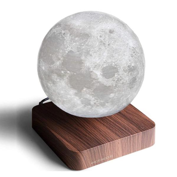 ムーン ランプ 月 ライト 浮く 回転 インテリア Levitating Moon Lamp - Floating and Spinning Moon Light Spinning in Air - Night Lamp for Offic...