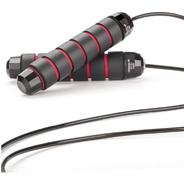 縄跳び ベアリング トレーニング メモリフォームハンドル もつれにくい DEGOL Skipping Rope Tangle-Free with Ball Bearings Rapid Speed Jump Rope Cable and 6...