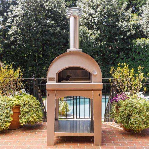 ピザオーブン カート 薪焼き アウトドア Fontana Forni Margherita Wood Fired Pizza Oven and Cart