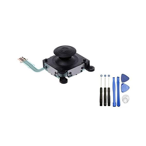 PS Vita 2000LR共通のスティック基板です。分解にも使える8点ツールセット付属修理にはピンセットが別途必要となります。