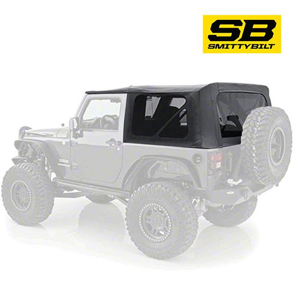 メーカー：Smittybilt品名：ソフトトップキット管理番号：k0843品番：9070235内容：幌（リア左右窓/リアゲート窓/本体幌の1式セット）仕様：素材：ブラックダイヤモンドリア部：スモークスクリーン説明：Smittybilt(スミ...