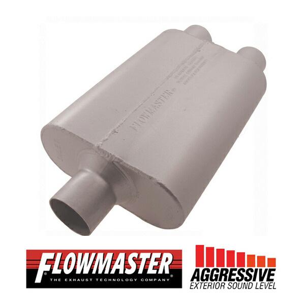 メーカー：FLOW MASTER品名：フローマスター 40 デルタ フロー マフラー 管理番号：n255品番：#9425400内容：タイコ本体仕様：2.5インチ IN(約64mm)/ 2.5インチ OUT(約64mm)タイコ長:約33cmタ...