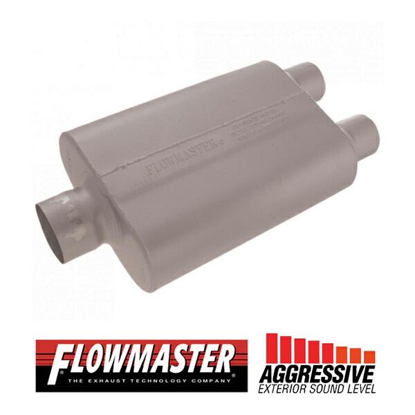 メーカー：FLOW MASTER品名：フローマスター 40 マフラー管理番号：n349品番：#430402内容：タイコ本体仕様：3インチ IN(約77mm)/ 2.5インチ OUT(約64mm)タイコ長:約33cmタイコ幅:約24.8cm厚...