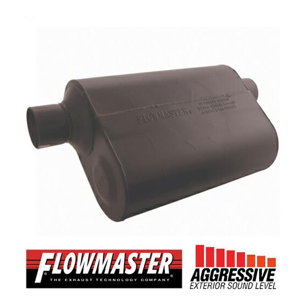 メーカー：FLOW MASTER品名：フローマスター スーパー 40 マフラー管理番号：n379品番：#952549内容：タイコ本体仕様：2.5インチ IN(約64mm)/ 2.5インチ OUT(約64mm)タイコ長:約34.3cmタイコ幅...